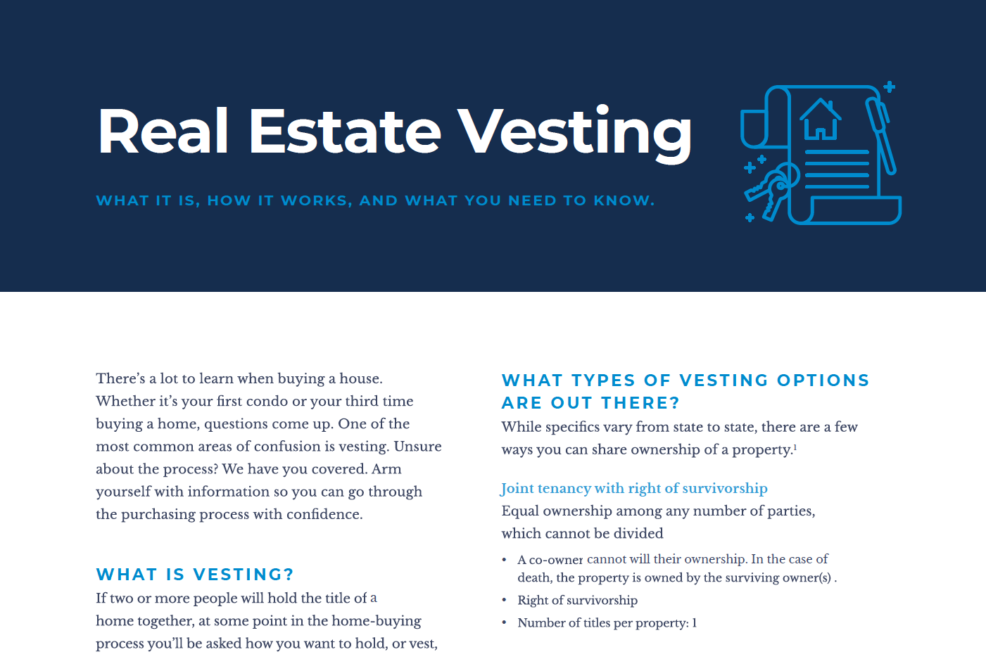 Vesting Options - Resource Center